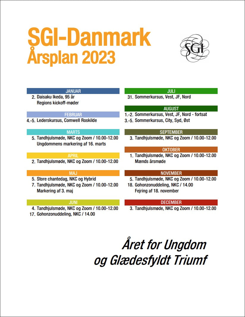 Årsplan 2023 – SGI-Danmark