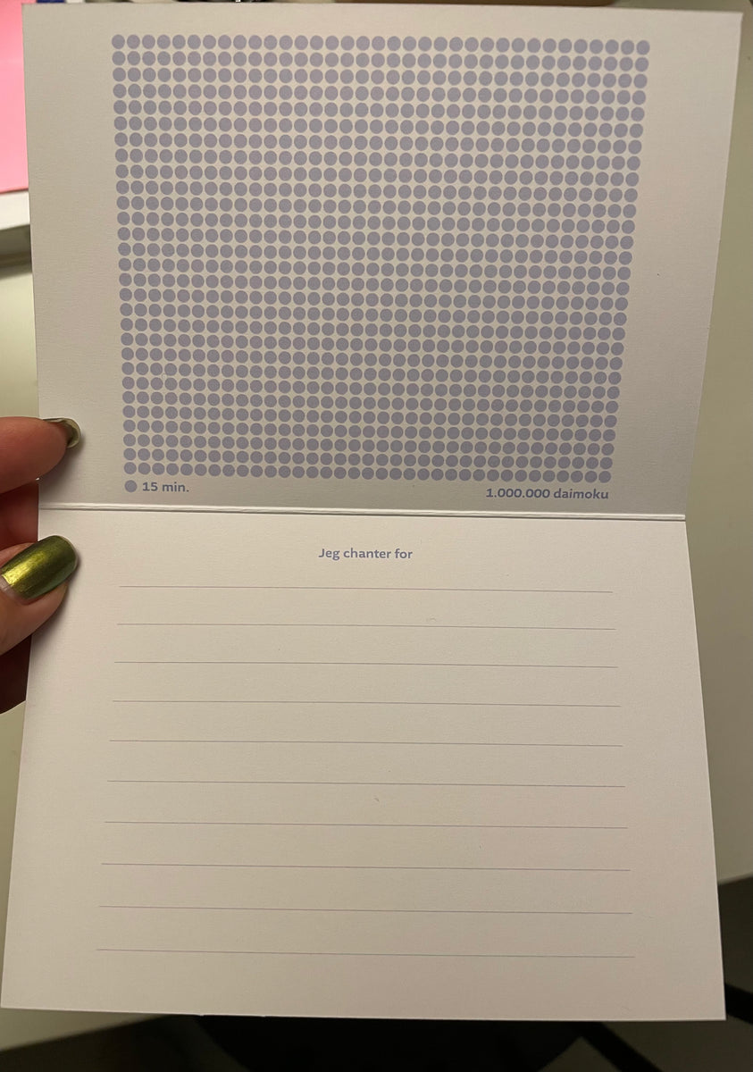 Daimoku chart 2025 – SGI-Danmark